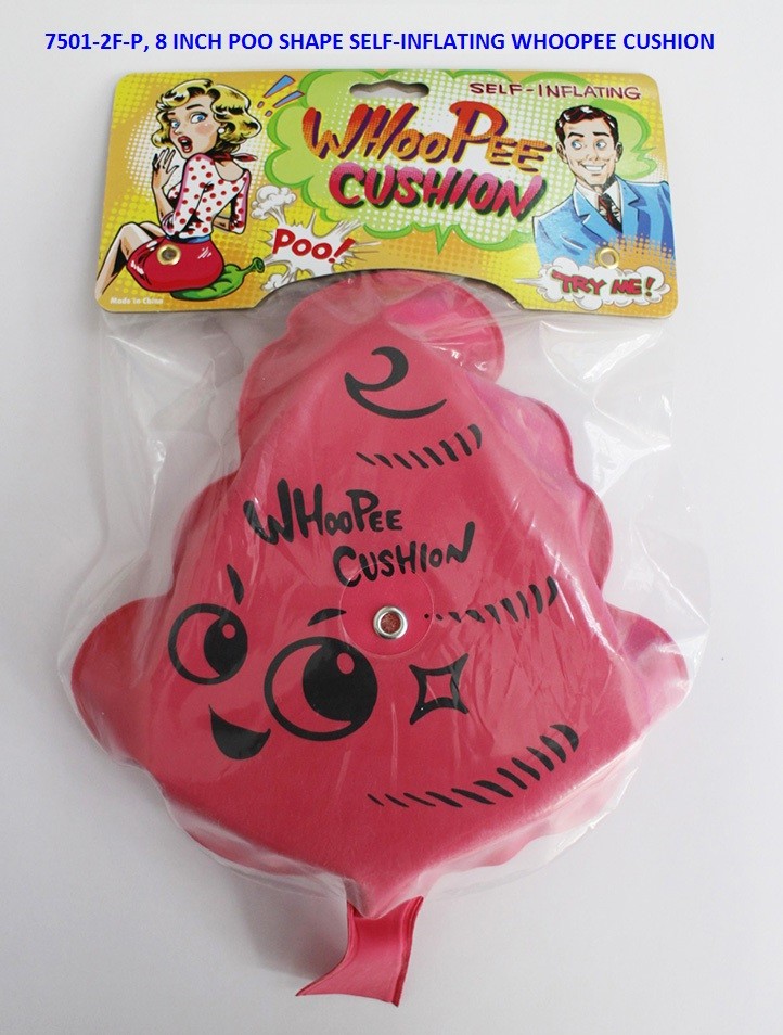 7501-2F-P POO SHAPE SELF-INFLATING WHOOPEE CUSHION, Taiwan 7501-2F-P ...